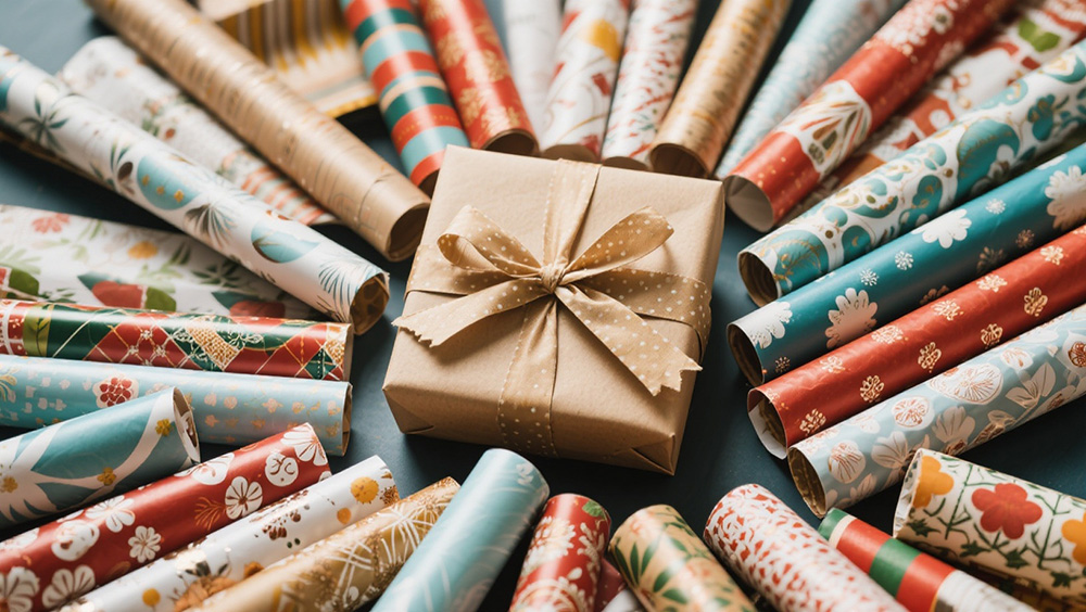 Les différents types de papier et emballage cadeau